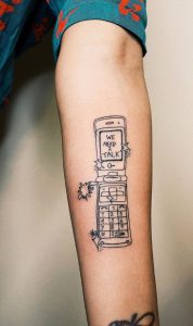 Mobile Phone Tattoo